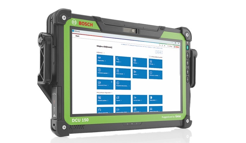 Dílenský tablet DCU 150 BOSCH: Robustní, výkonný a nadčasový - MotoFocus.cz